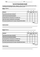 Drama Performance Evaluation Reflection Activity Sheet | Teaching Resources