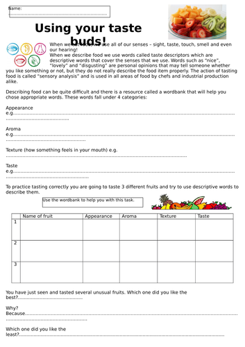 Complete Whole Year Plan for Food Technology Lessons based on Jamie's ...