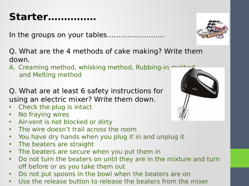 Complete Whole Year Plan for Food Technology Lessons based on Jamie's ...