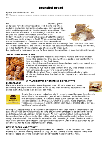 Complete Whole Year Plan for Food Technology Lessons based on Jamie's ...