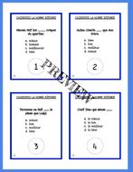 35 French task cards - BON - BIEN - MEILLEUR - MIEUX | Teaching Resources