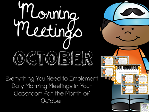 October Morning Meetings | Teaching Resources
