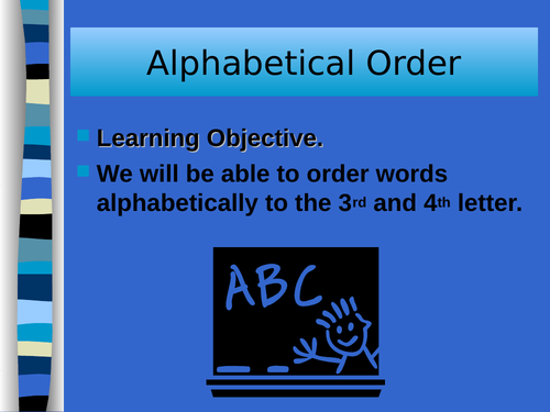 Alphabetical order and dictionary work - Year 2 | Teaching Resources