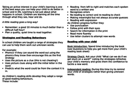 Reading at home leaflet | Teaching Resources