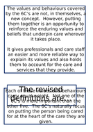 The 6 C's Display NHS values | Teaching Resources