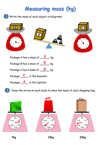 Year 2 - Measurement: Mass, capacity and temperature - Week 9 ...