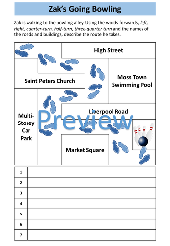 Position and Direction : Year 2 -White Rose Maths | Teaching Resources