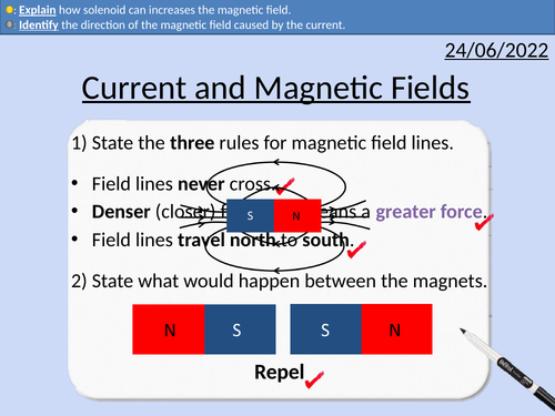 GCSE Physics: Current and Magnetic Fields | Teaching Resources