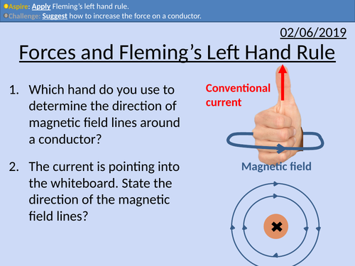 GCSE Physics: Forces and Fleming's Left Hand Rule | Teaching Resources