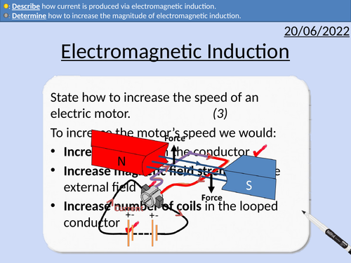 GCSE Physics: Electromagnetic Induction | Teaching Resources