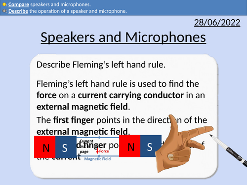 GCSE Physics: Speakers and Microphones | Teaching Resources