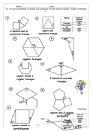 Properties of Shapes. Measure calculate angles and more Y6 KS2 ...