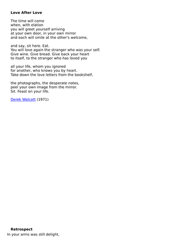 AQA A-Level English Unseen Poetry - 5 exam questions, tips and love ...