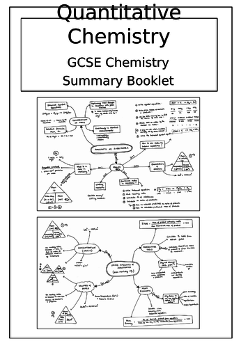 Quantitative Chemistry (Moles) Knowledge Organiser/Summary Booklet AQA GCSE Chemistry | Teaching ...