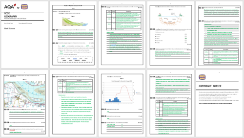AQA GCSE Geography (9-1) - Practice Exam Paper - Rivers - River ...