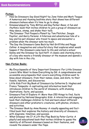 Dinosaur Planet Homework Pack – 51 Engaging Tasks Across Subjects ...