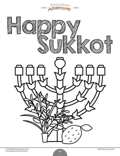 Feast of Tabernacles (Sukkot) Activity Book | Teaching Resources