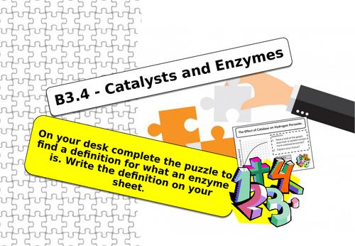 GCSE Catalysts and Enzymes (AQA B3.4) | Teaching Resources