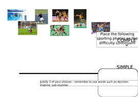 OCR GCSE PE Classification of Skill Worksheets x2 (environmental and ...