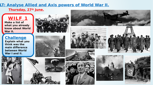 KS3 - World War II | Teaching Resources