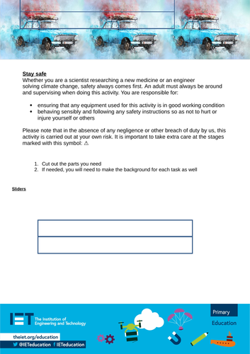 Moving pictures with levers and sliders | Teaching Resources