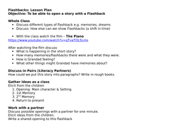 Flashbacks Lesson Plan: Using 'The Piano', an animated film inspiring ...