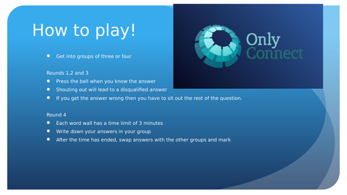 Eduqas GCSE History USA 1910-1929 only connect revision game | Teaching ...