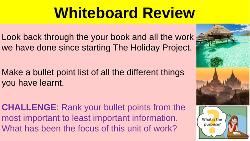 KS3 Travel Writing 9 lesson unit - Introducing writing skills for GCSE ...