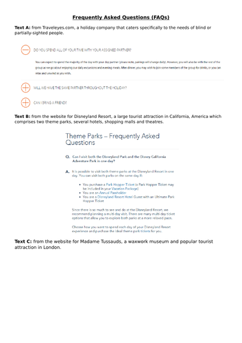 KS3 Travel Writing 9 lesson unit - Introducing writing skills for GCSE ...