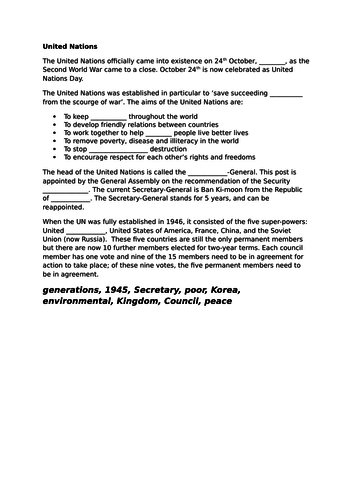 The United Nations | Teaching Resources