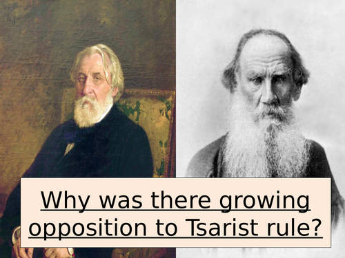 AQA A-Level Tsarist & Communist Russia Lesson 17 (Growing Opposition ...
