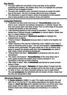 Exposure - GCSE Poetry revision notes (Power and Conflict anthology ...