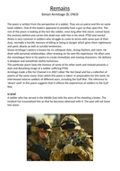 Remains - GCSE Poetry revision notes (Power and Conflict anthology ...