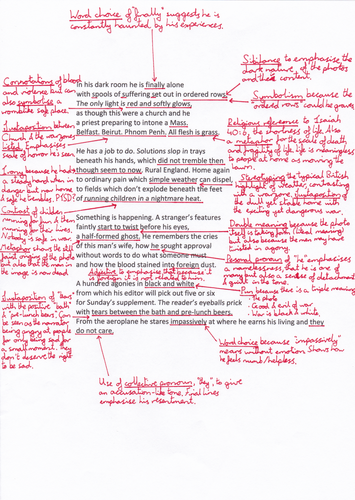 War Photographer - GCSE Poetry revision notes (Power and Conflict ...