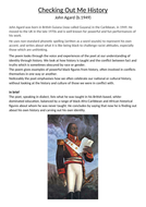 Checking Out Me History - GCSE Poetry revision notes (Power and ...