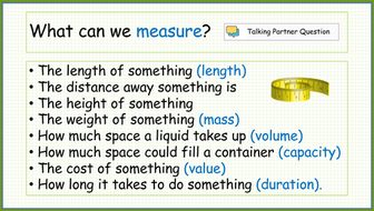 Imperial Measurements | Teaching Resources