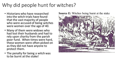 Why was there an increase in fear of witchcraft in the 17th Century ...