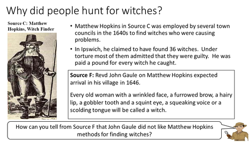 Why was there an increase in fear of witchcraft in the 17th Century ...