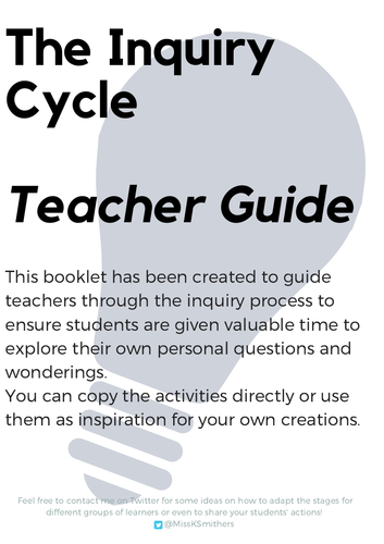 Inquiry Cycle Model Teacher Guide | Teaching Resources