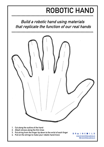 Bionic Hand Activity Sheet | Teaching Resources