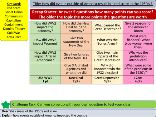 USA: How did international events outside of America result in a Red ...
