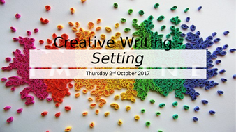 Creative Writing Setting (Show not Tell) | Teaching Resources