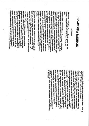 AQA Literature B - Death of a Salesman | Teaching Resources