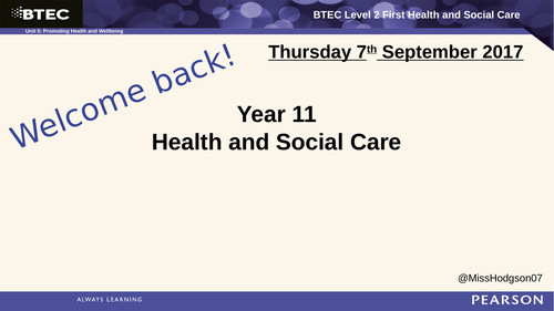 Health and Social Care - Unit 1 (Exam) | Teaching Resources