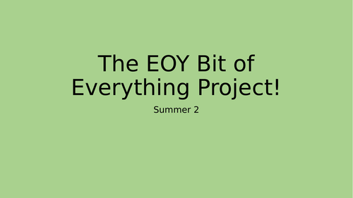 EOY Theme Park Project | Teaching Resources EOY Theme Park Project | Teaching Resources