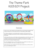 Theme Park Project Booklet by 14bensona | Teaching Resources
