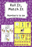 Numbers to 20 - Roll It, Match It | Teaching Resources