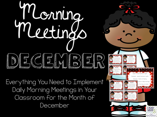 December Morning Meetings | Teaching Resources