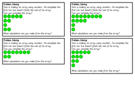 Making arrays, Summer Block 1, Year 1 | Teaching Resources