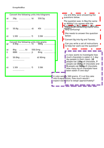 Year 6 Converting units of measure | Teaching Resources